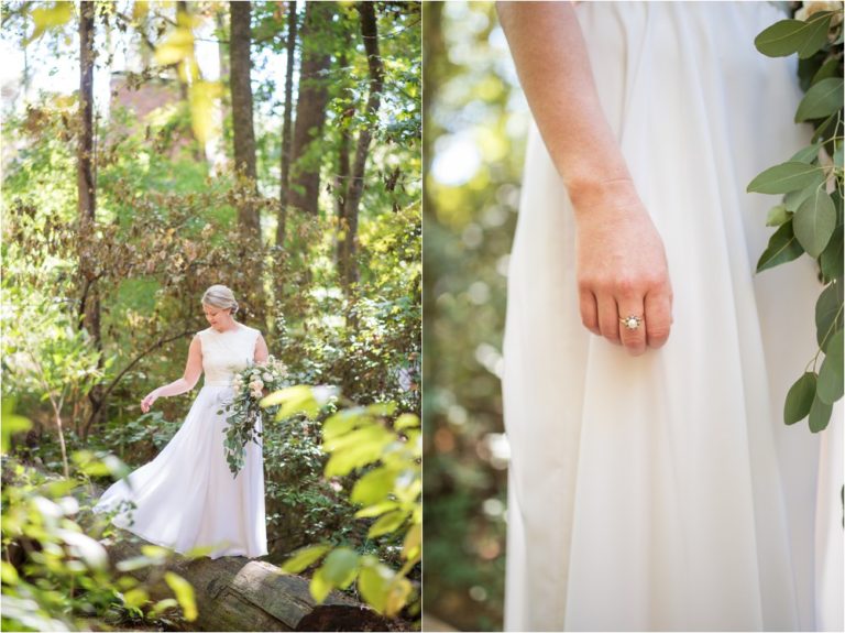 Julie + Michael // Intimate, Outdoor Wedding at Home in Columbus ...