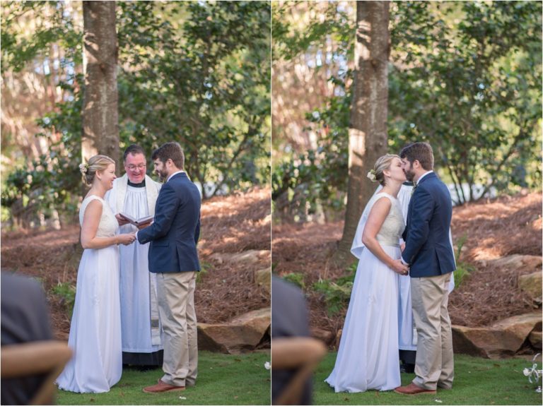 Julie + Michael // Intimate, Outdoor Wedding at Home in Columbus ...